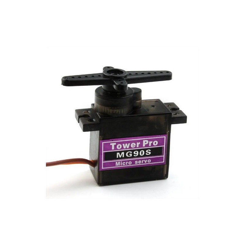 سروو موتور 360 درجه MG90S گیربکس فلزی|سروو موتور دنده فلزی